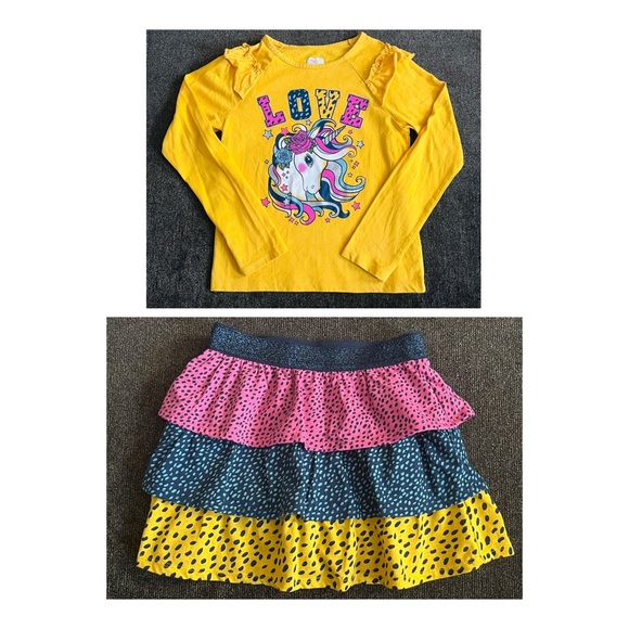 Garanimals | Matching Sets | Garanimals Girl Unicorn Top And Skirt Set ...